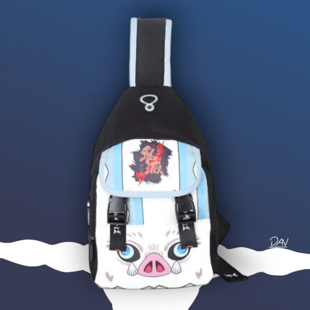 Inosuke Demon Slayer Themed Crossbody Shoulder Bag (Unisex) | Daraz.com.np