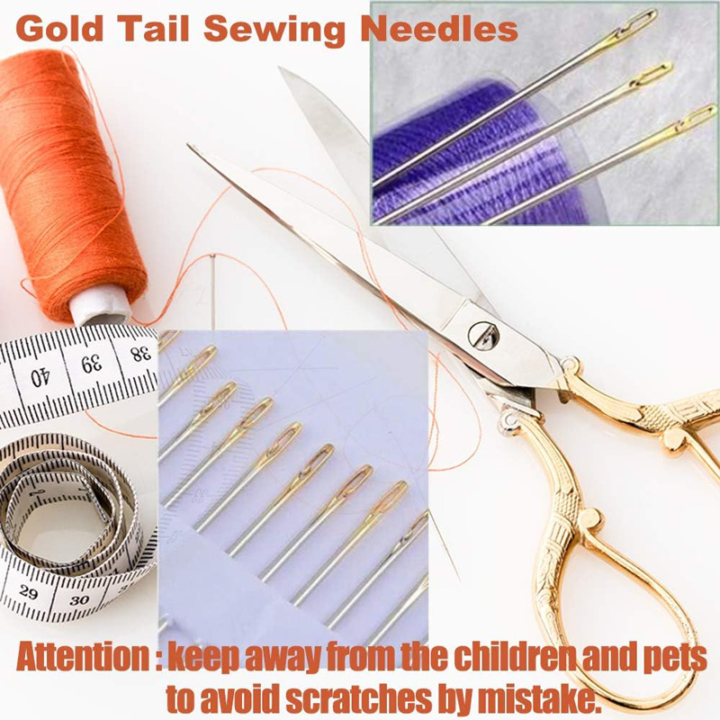 24pcs Set Self Threading Sewing Needles Hand Sewing Embroidery Needles