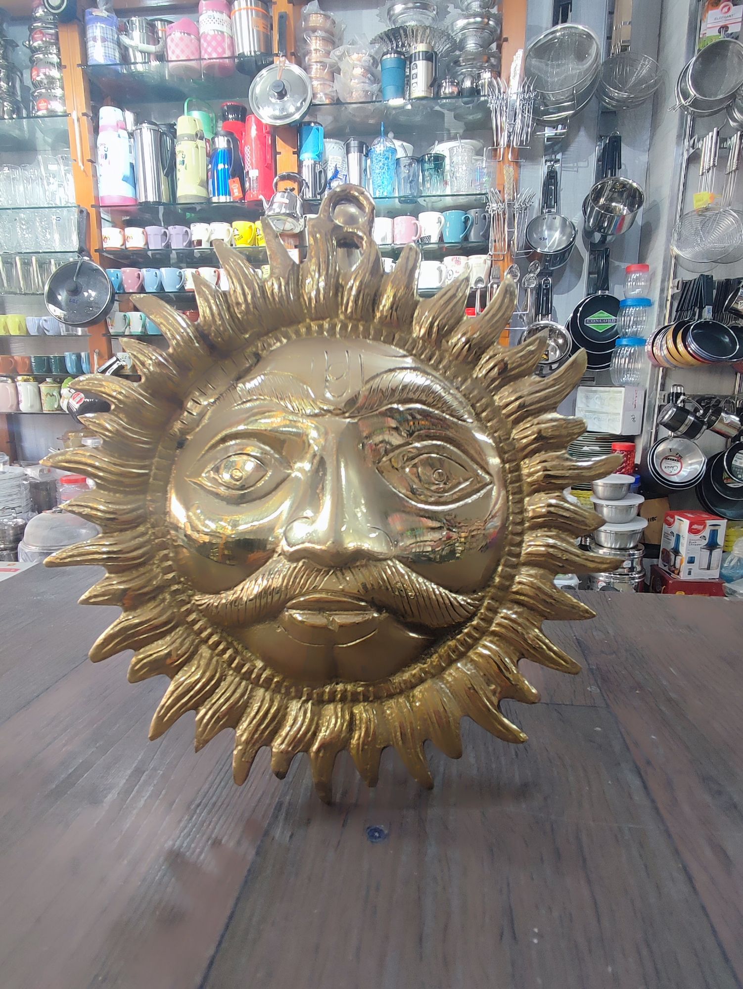 Brass Surya Wall Hanger | Daraz.com.np