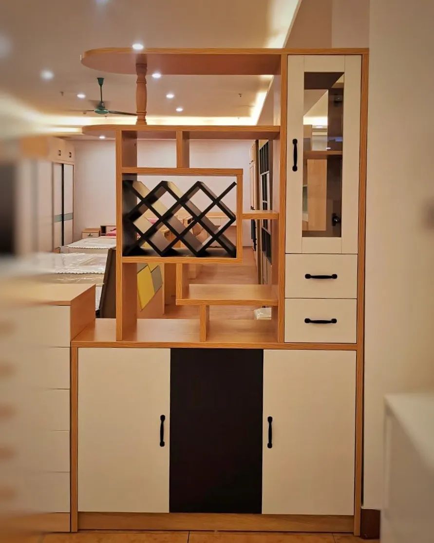 Modern Design Partition Bar Cabinet Rack | Daraz.com.np