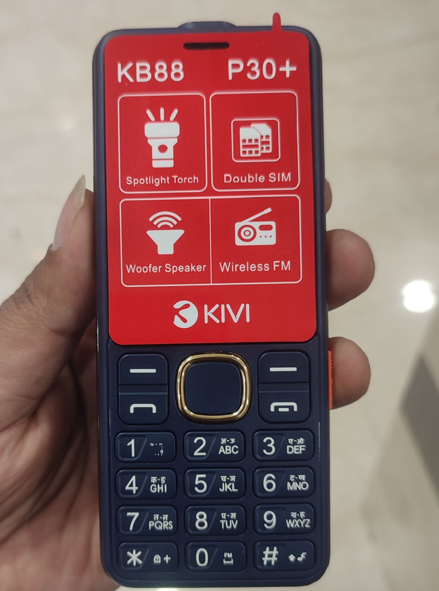 Keypad Mobile P30+ | 2.4 " Screen | Spotlight Big Torch | 2500 Mah Big ...