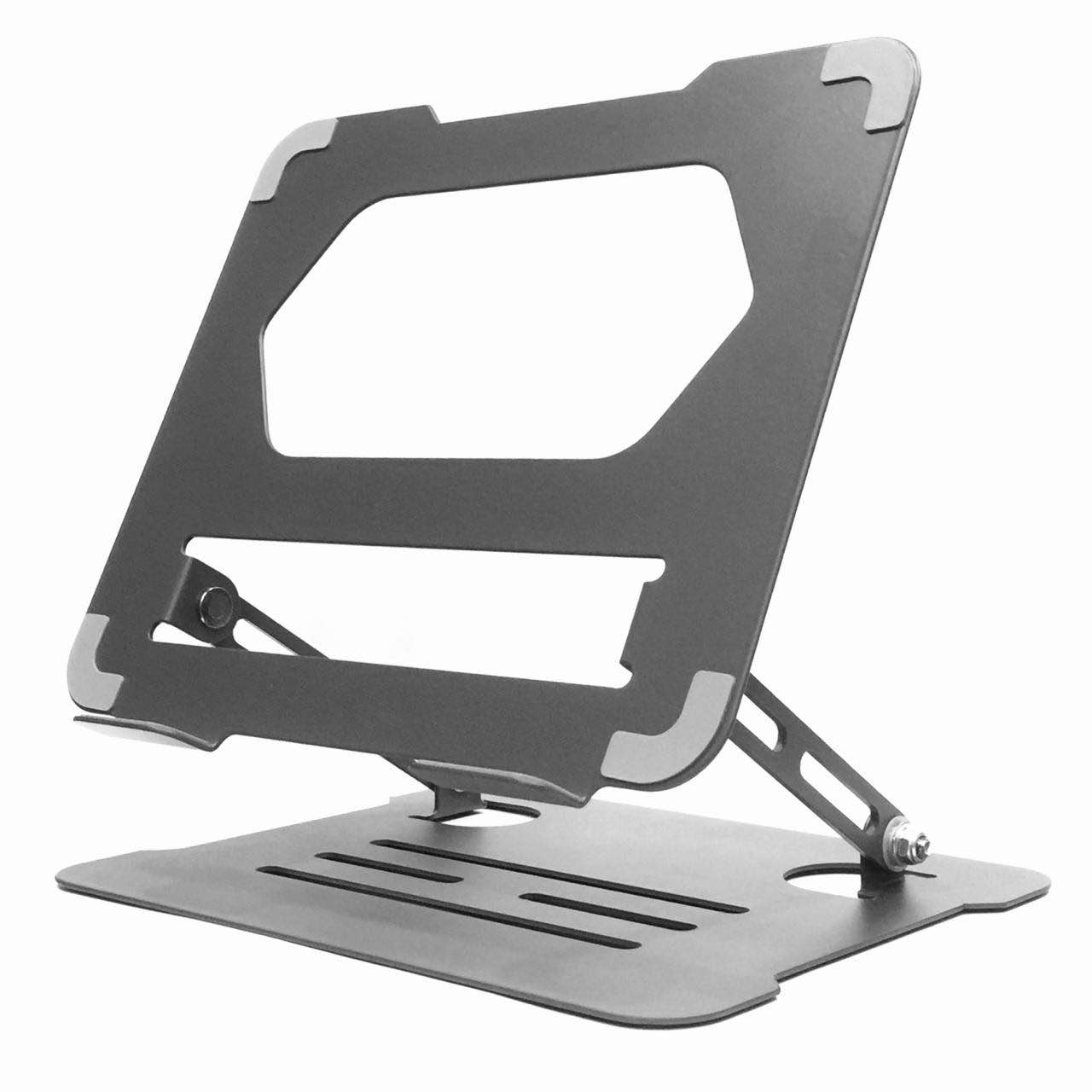 Aluminum Alloy Heavy Laptop Stand With Adjustable Height & Foldable ...