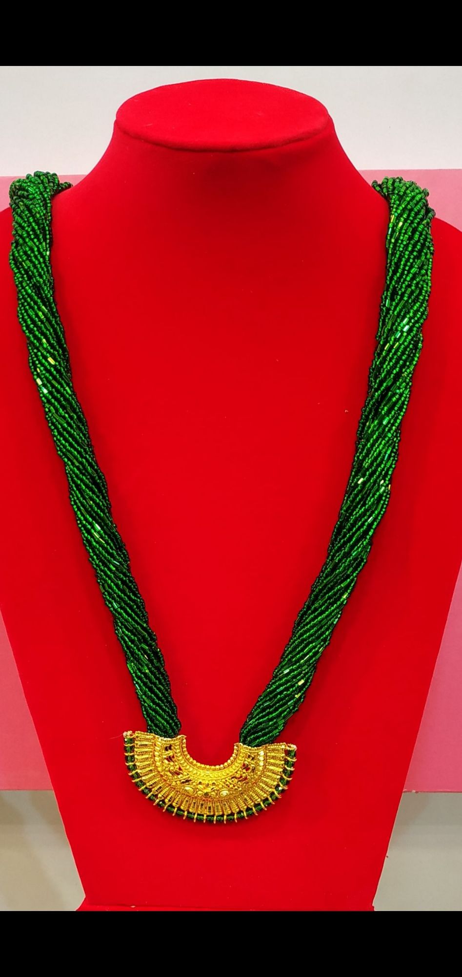 Navaratna Pote Set/ Potey/ Hydro Crystal Potey/ Tilhari Set | atelier ...