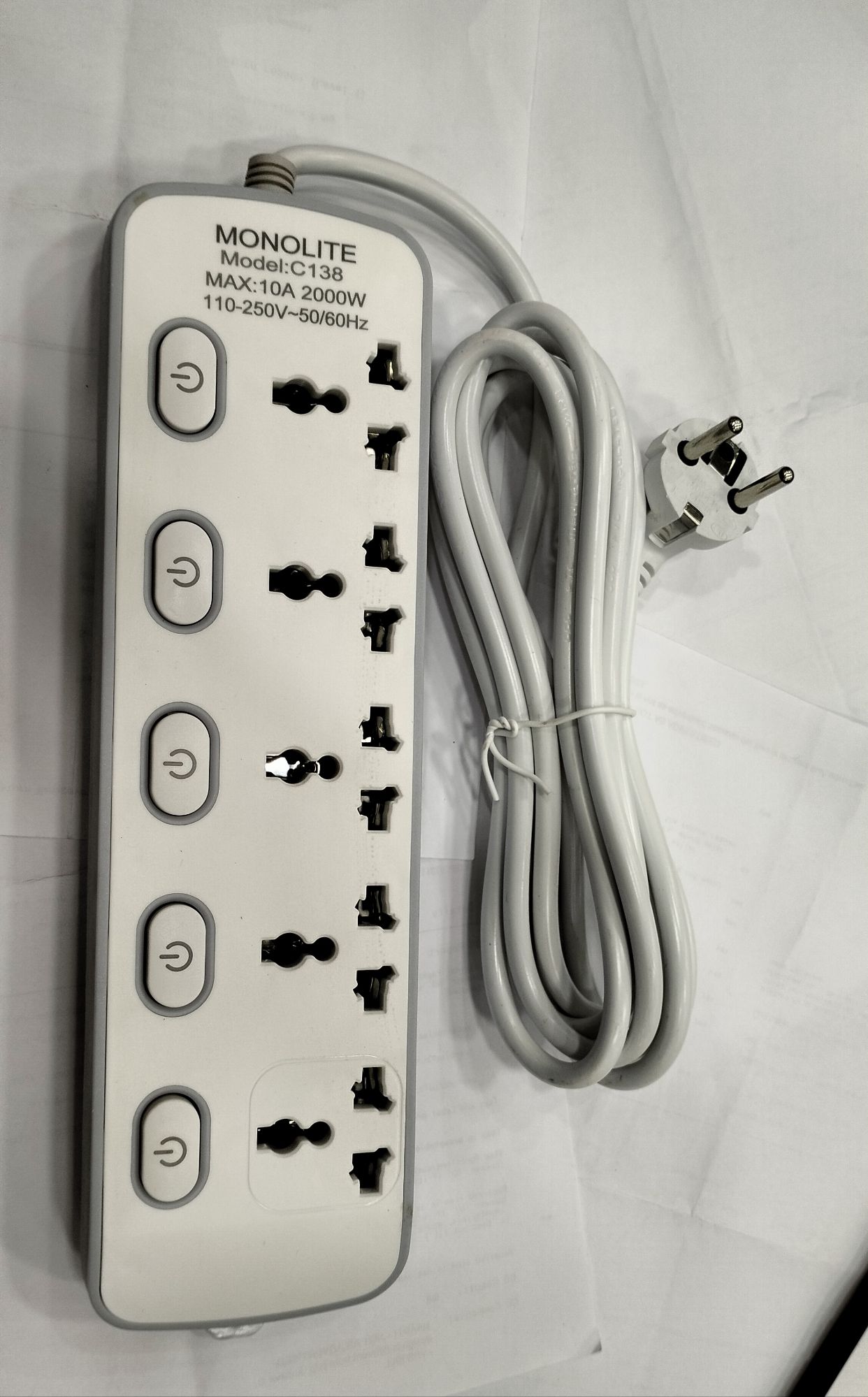 MONOLIGHT Power Socket 5 port | Daraz.com.np