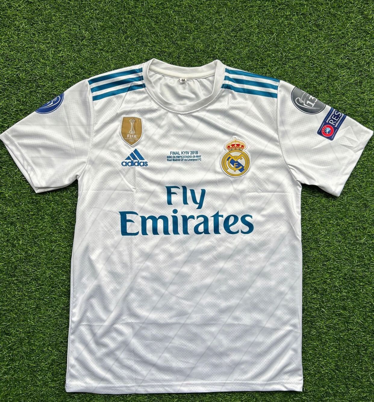 Premium Quality Real Madrid 2018 Final Kit || Cristiano Ronaldo Printed ...