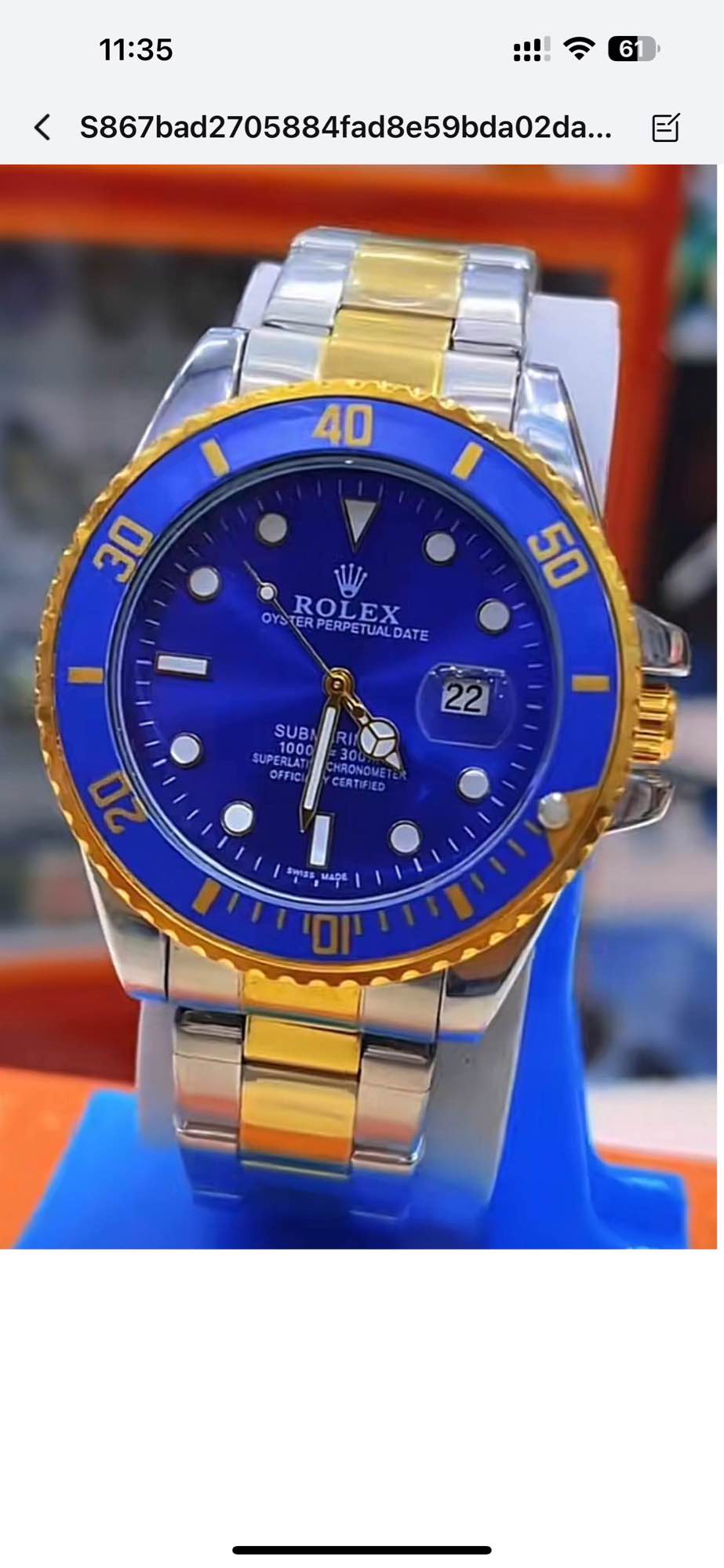 Luxury Men’s Analog Watch – Classic Submarine Style Stainless Steel ...