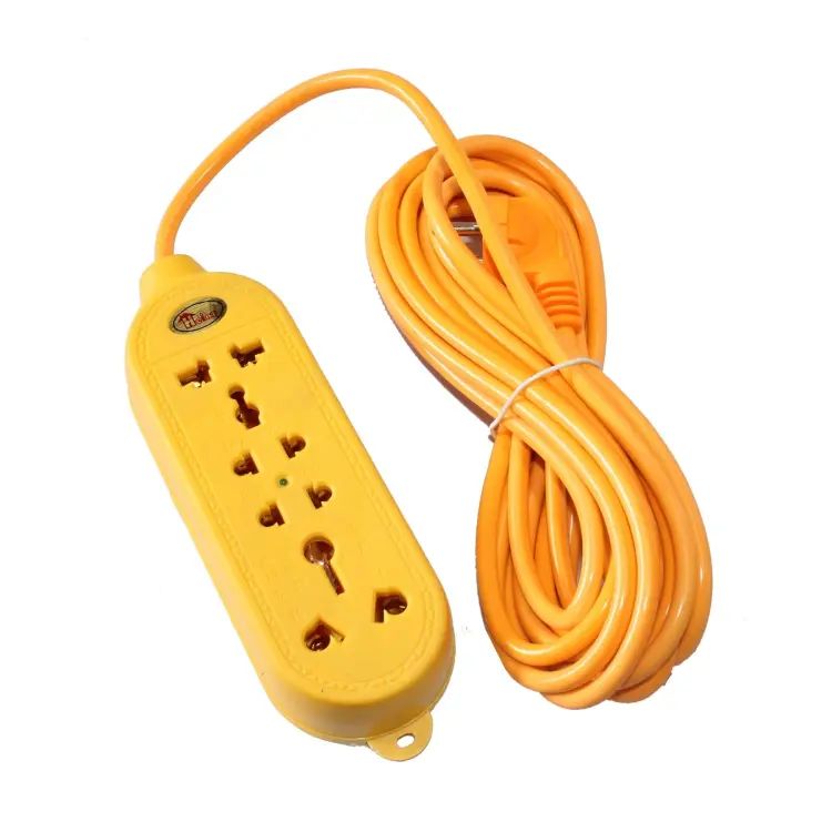 8 Meter 4 Socket Extension Cord - Orange | Daraz.com.np