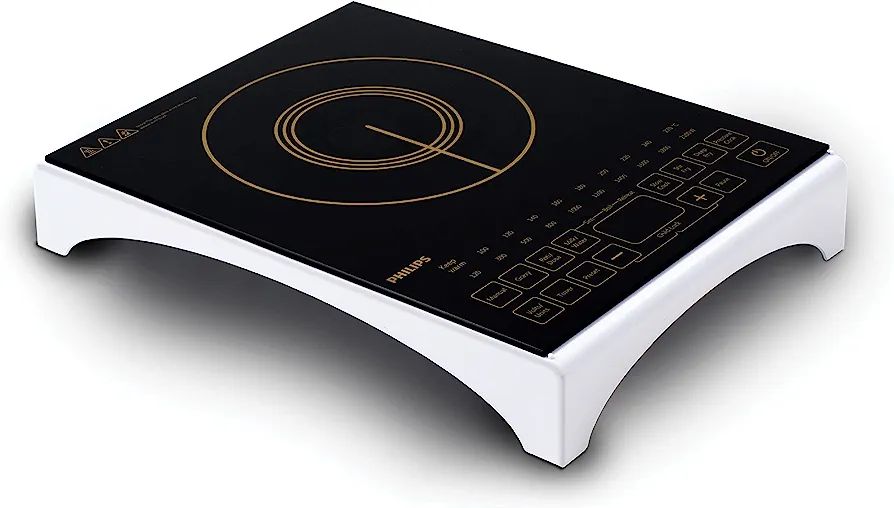 Philips Hd4938/01 2100-Watt Glass Induction Cooktop With Sensor Touch ...