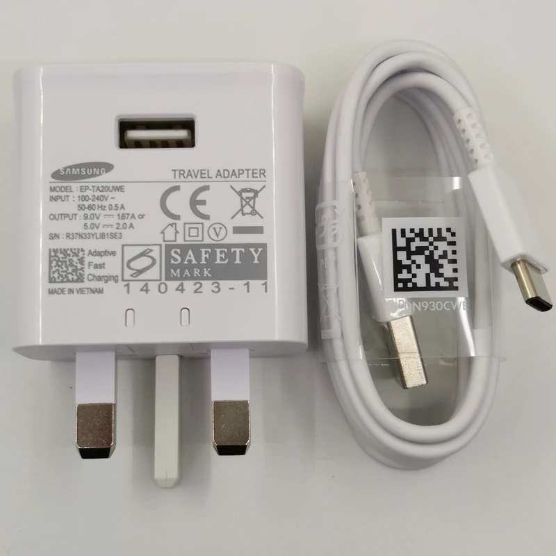 Samsung A12 A13 A14 F42 M14 Fast Charger 15W UK Plug Wall Power Adapter ...