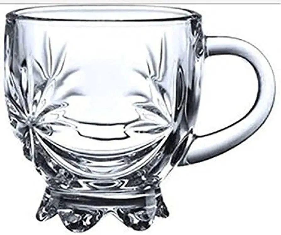 Karbon Transparent Tea & Coffee Glass Cup 220ML - Set Of 6 | Daraz.com.np