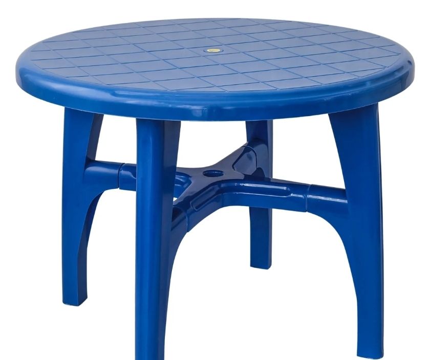 Round plastic dining table outdoor table only | Daraz.com.np
