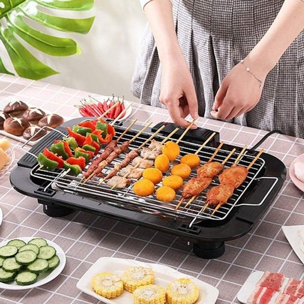 Electric Smokeless Barbeque Grill and Barbeque Grill Toaster ...