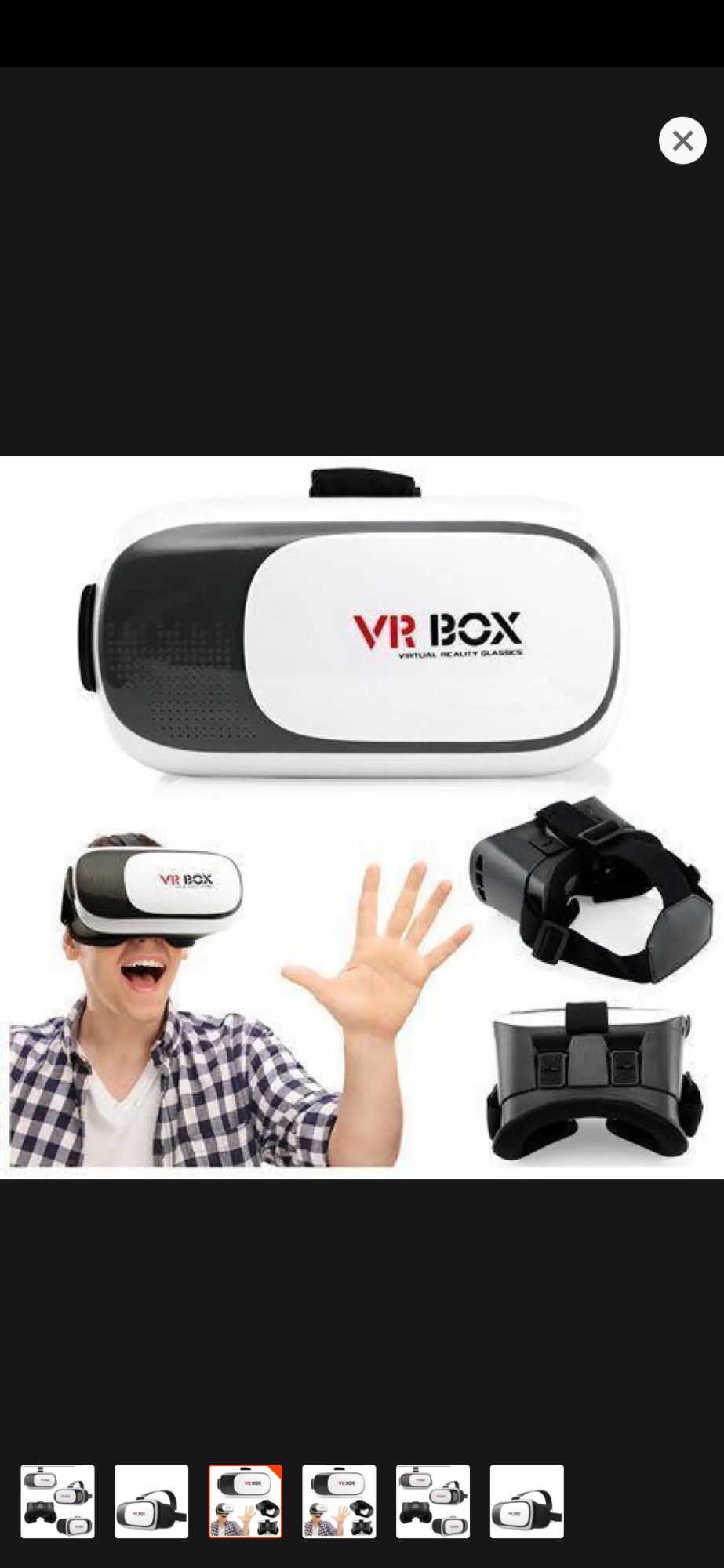 Vr Box Crisp Clear Glass White For 3d View | Daraz.com.np