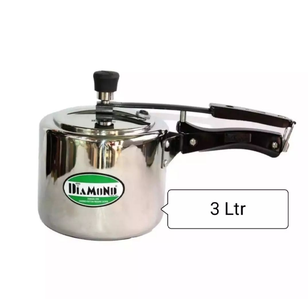 3 Liter Diamond Stainless Steel Pressure Cooker | Daraz.com.np