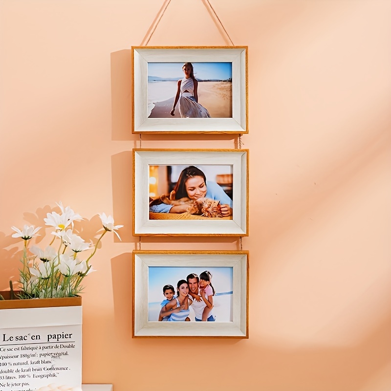 1pc 3-in-1 Combination Wall-mounted Photo Frame-Hanging Photo Frame ...