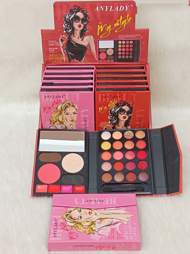 28 Colors Makeup Sets Shimmer Glitter Eyeshadow Palette Highlight Blush ...