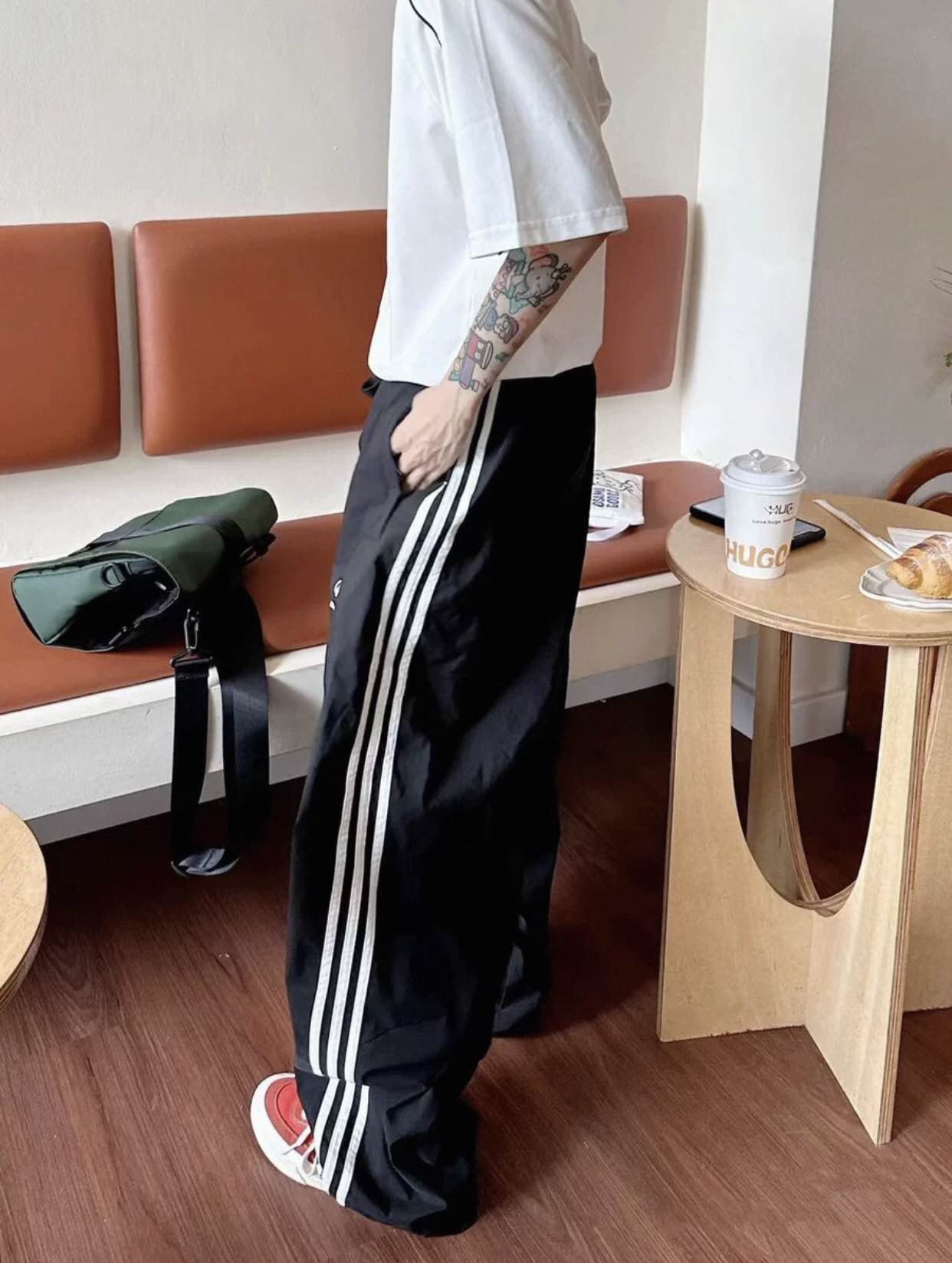 New Summer Special Side Stripe Baggy Unisex Trauser For Men | Daraz.com.np