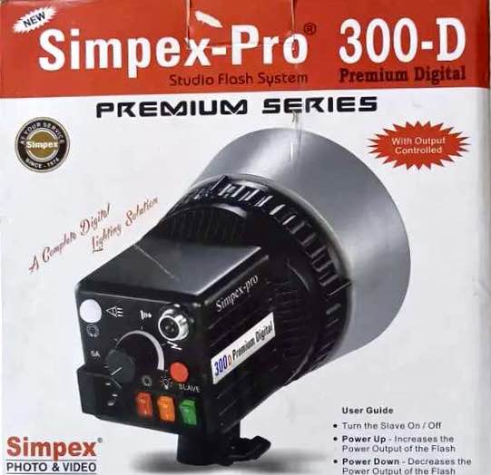 Simpex Pro 300D Premium Full Set Photo Studio Flash Light | Daraz.com.np