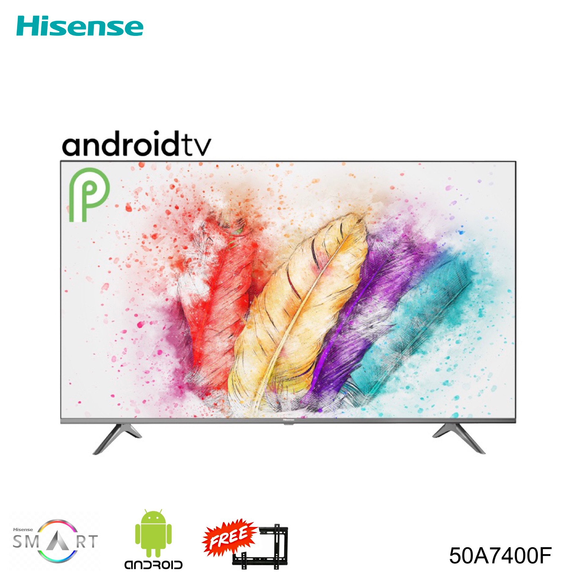 HISENSE 50A6H- 50" 4K UHD Android Smart LED Tv With Google Certified ...