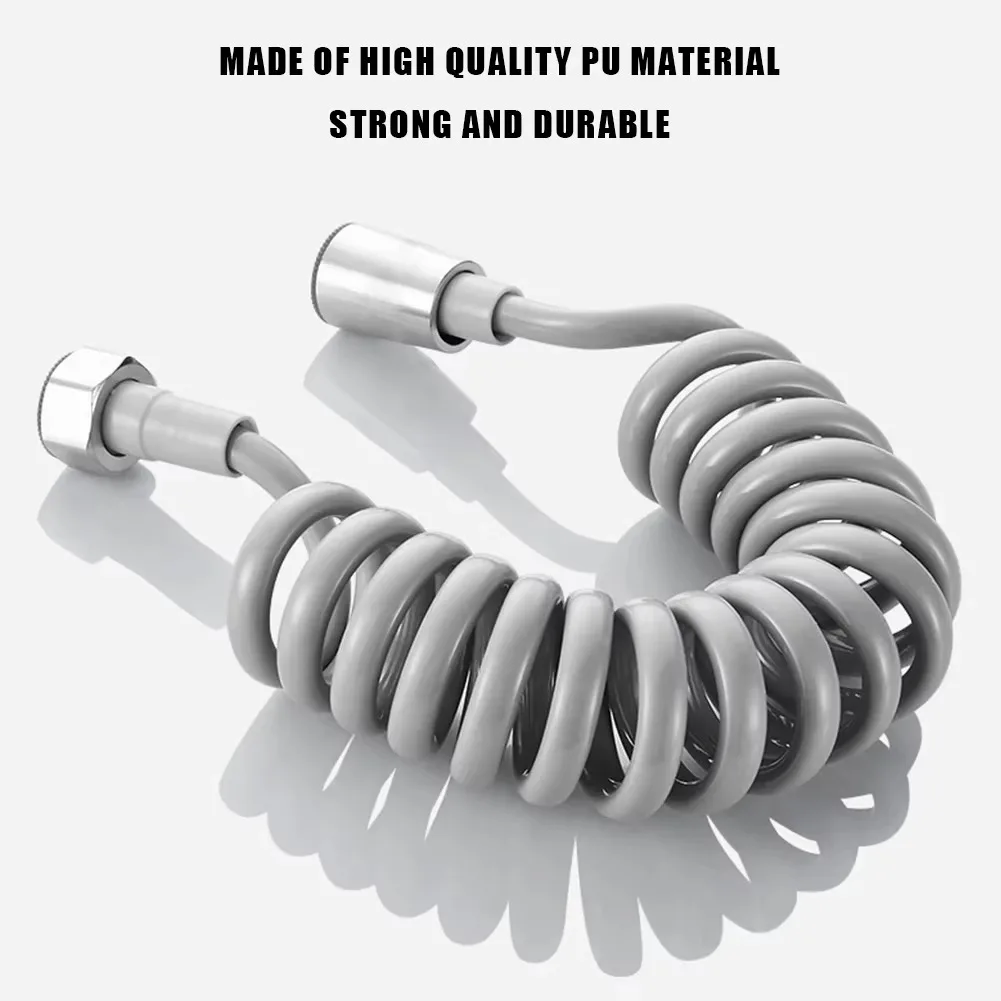 2m 3m 5m Spring Shower Hose Meters Water Plumbing Hose Plastic Bathroom ...