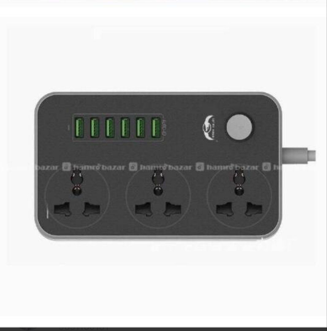 Lucky Hawk 3 Power Sooket 6USB Multiple | Daraz.com.np