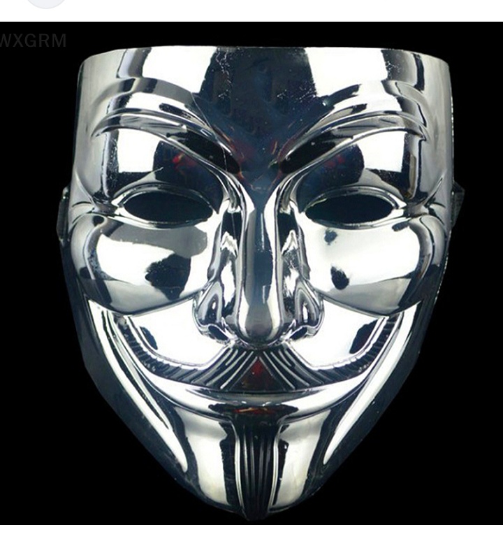 Hacker Mask Silver Colour | Daraz.com.np