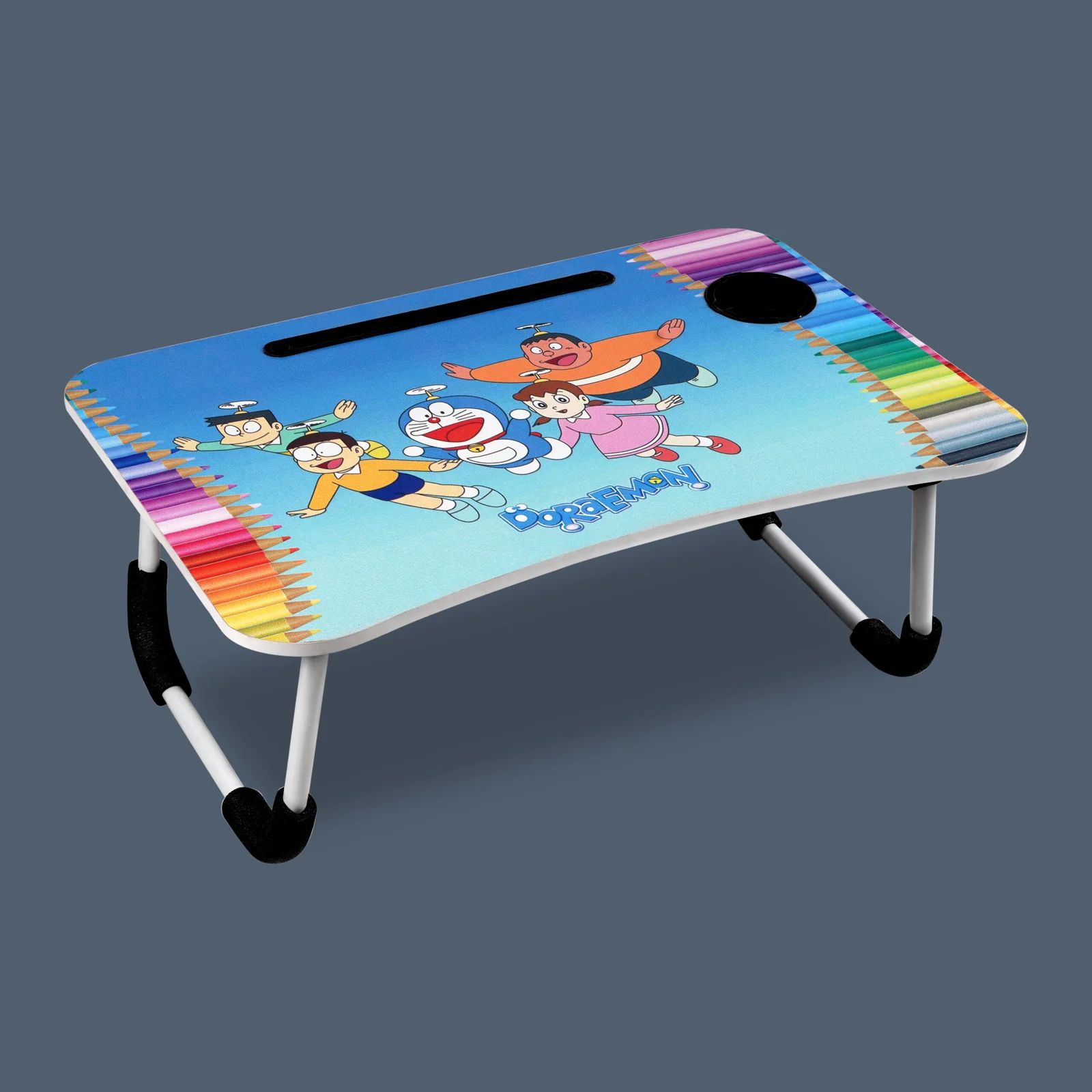 Doraemon And Nobita Printed Study Table For Kids Abd Laptops. | Daraz ...