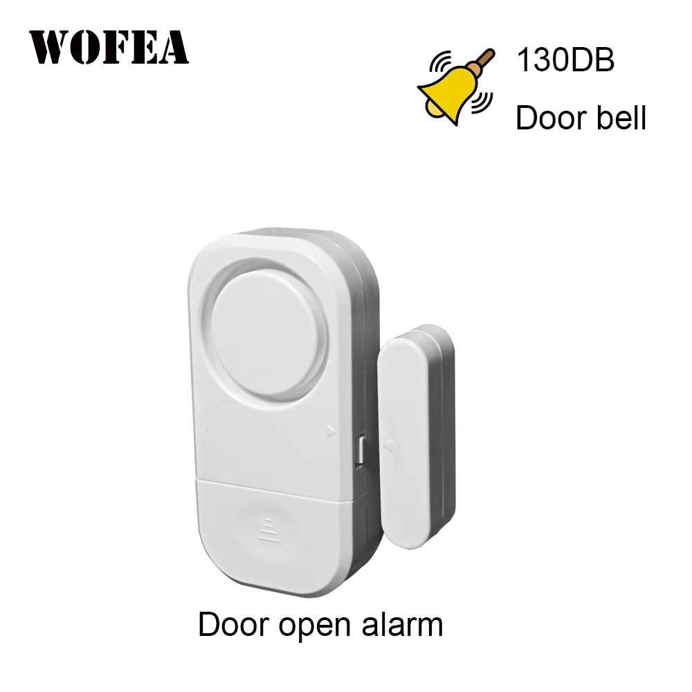 130DB Door Open Alarm Sensor Door detector with 130db Door Bell ...