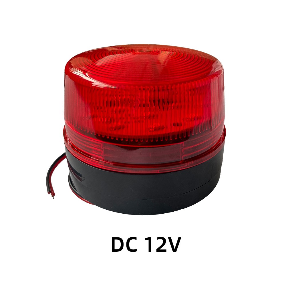LED Lamp Small Flashing 12v 24v 220v Red Security Strobe Signal Warning ...