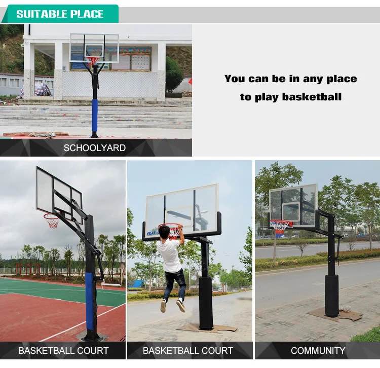 Basketball Board/Basketball Hoop (1 Glass Panel With 1 Metal Ring ...