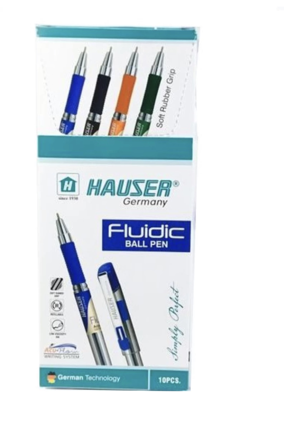 Hauser Fluidic Ball Pen (10 pcs) | Daraz.com.np