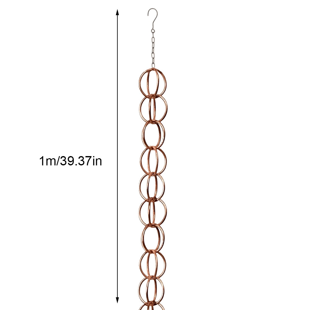 Lotus/Bird Rain Chain Garden Decoration Hanging Rain Catcher Chain ...