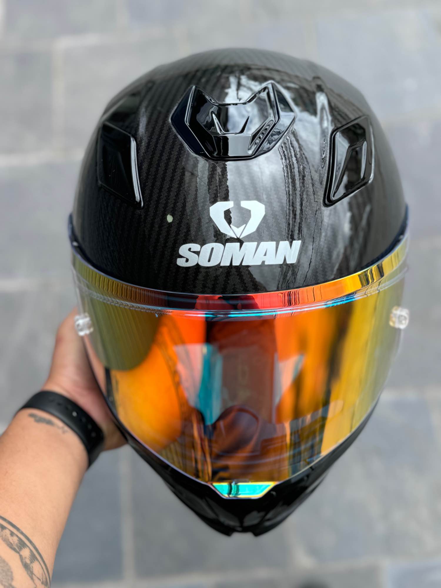 Soman F1 Pro Carbon helmet | Daraz.com.np