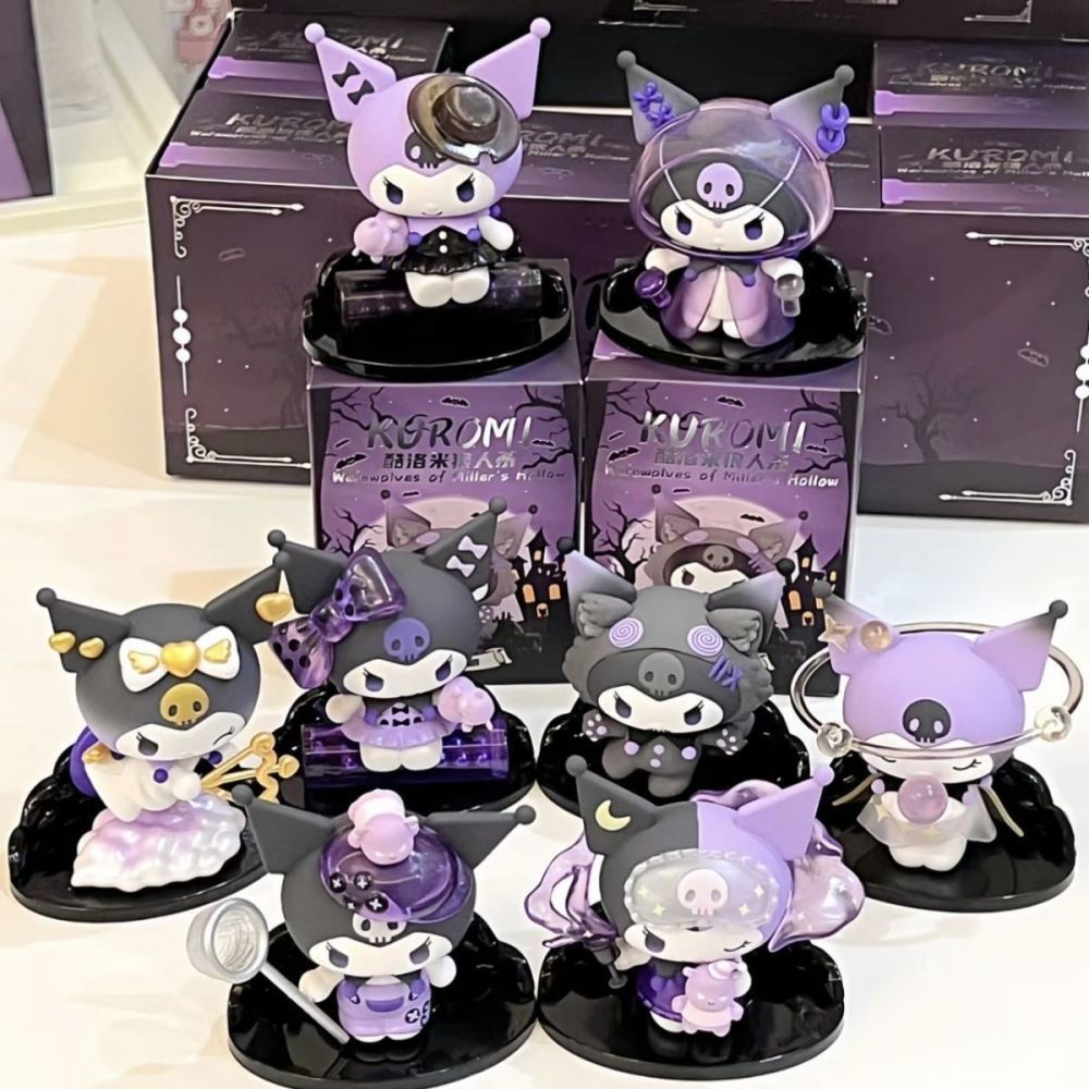 Sanrio Kuromi Blind Box Werewolf kill Series Action Figure Dolls Anime ...