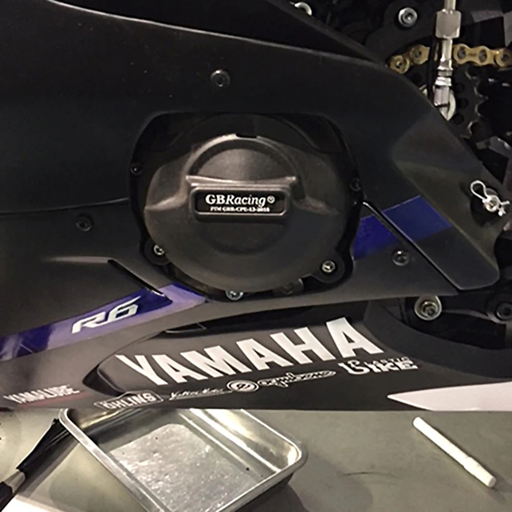 YZF R6 Motorcycles Engine Cover Protection Case For YAMAHA YZF-R6 2006 ...