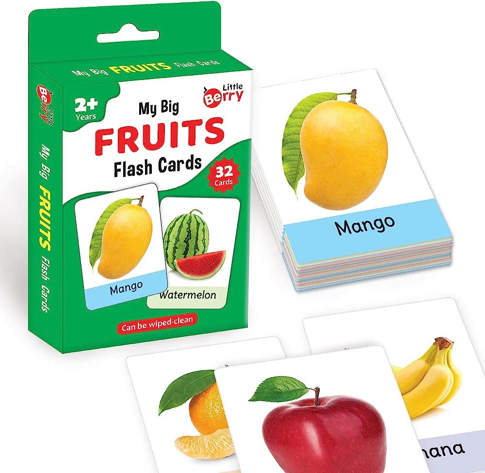 Fruits Flash Cards For Kids 32 Cards | Daraz.com.np