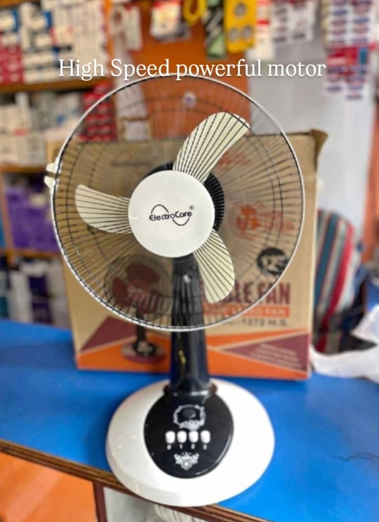 Electrocare Extra High Speed Powerful Table Fan 12 Inches | Daraz.com.np