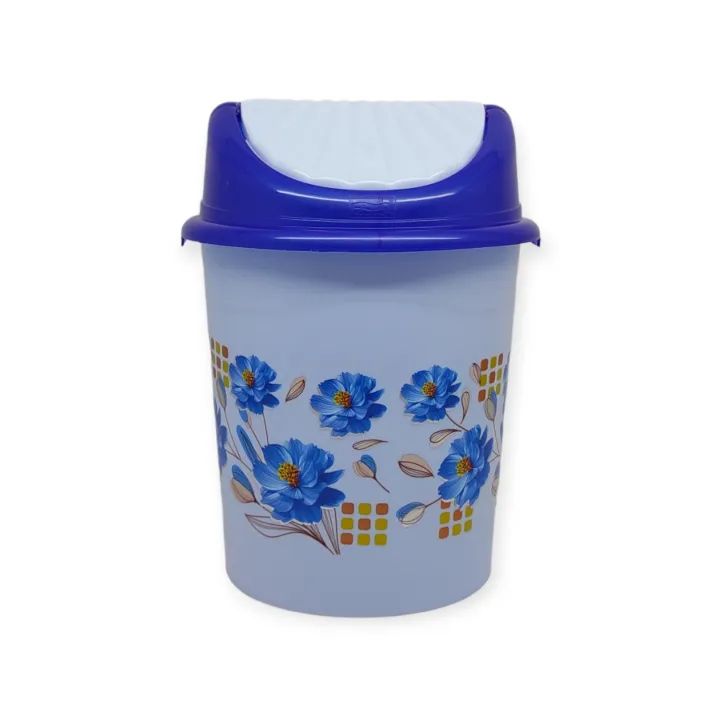 Mini Tiny Desktop Trash Can Dustbin With Swing Lid For Kitchen Room ...