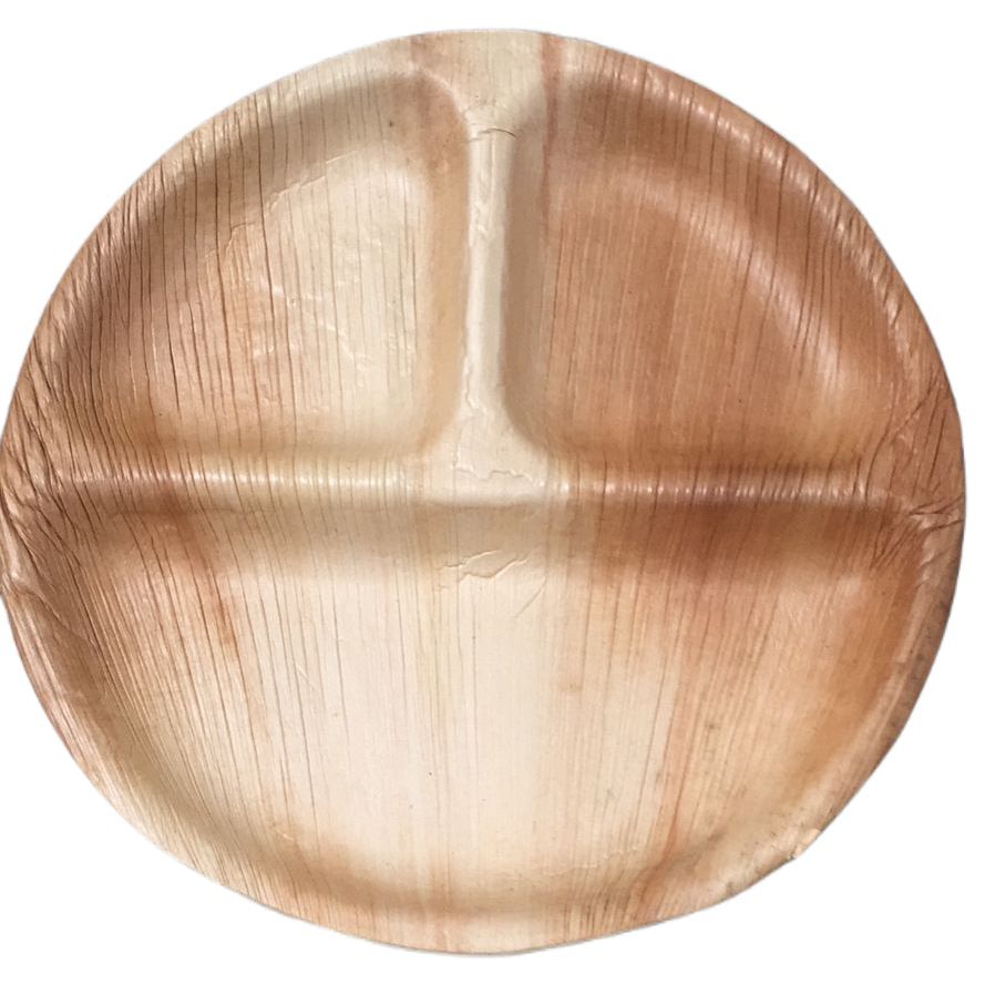 Disposable Dinner Plates Eco Friendly 3 Compartment 12" (Set Of 25pcs ...