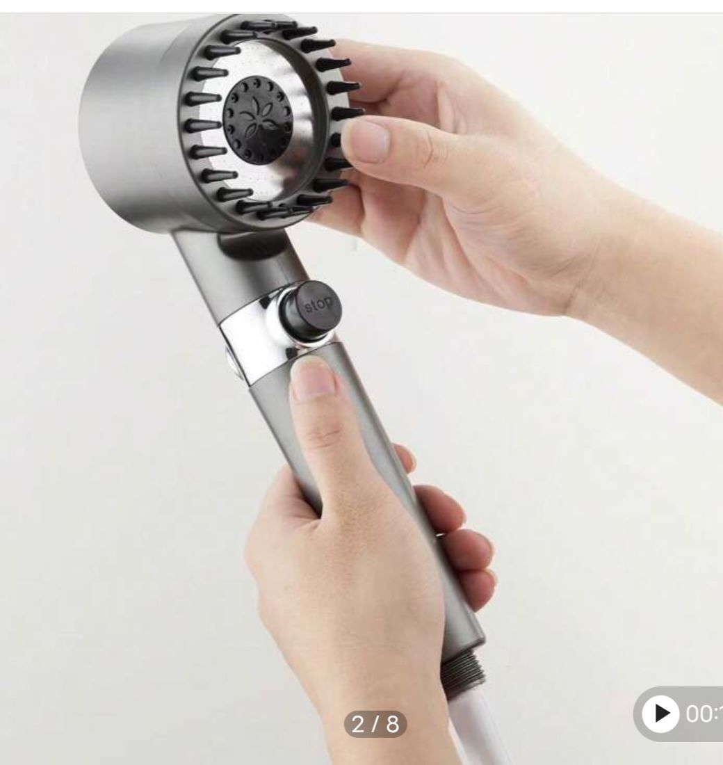 PVC Adjustable Angle Shower Head Multi Function 4 Mode with Mist ...