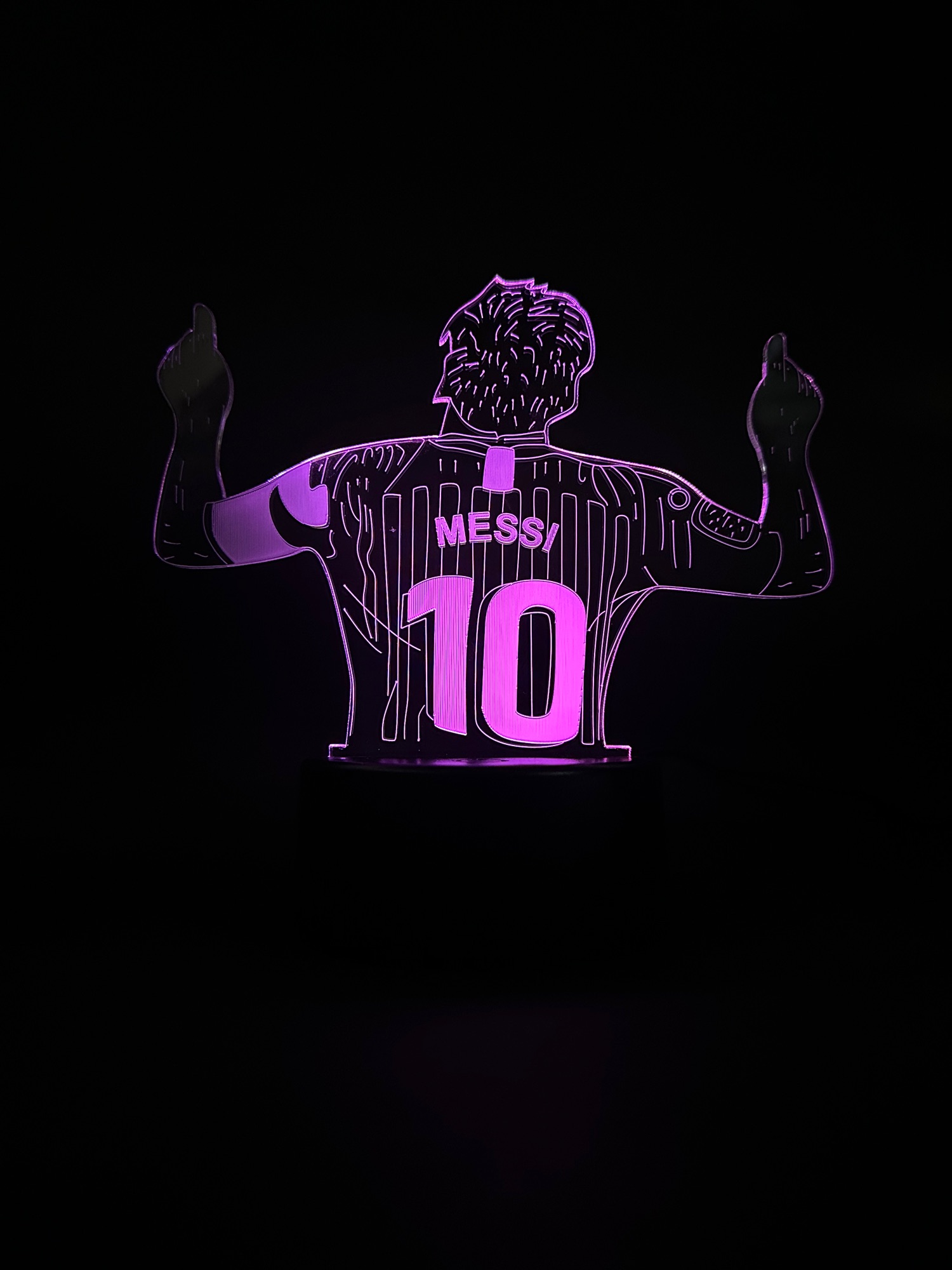 Smart 3D Illusion Lamp Of Lionel Messi From Led Light Nepal | Daraz.com.np