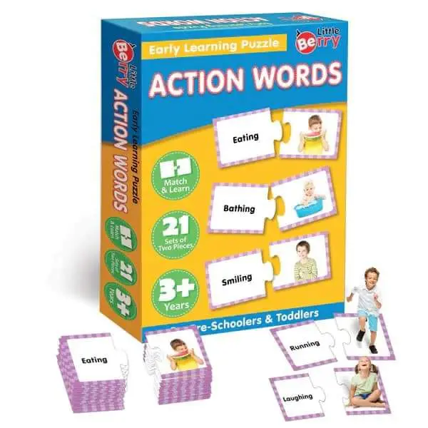 Action Words For Kindergarten