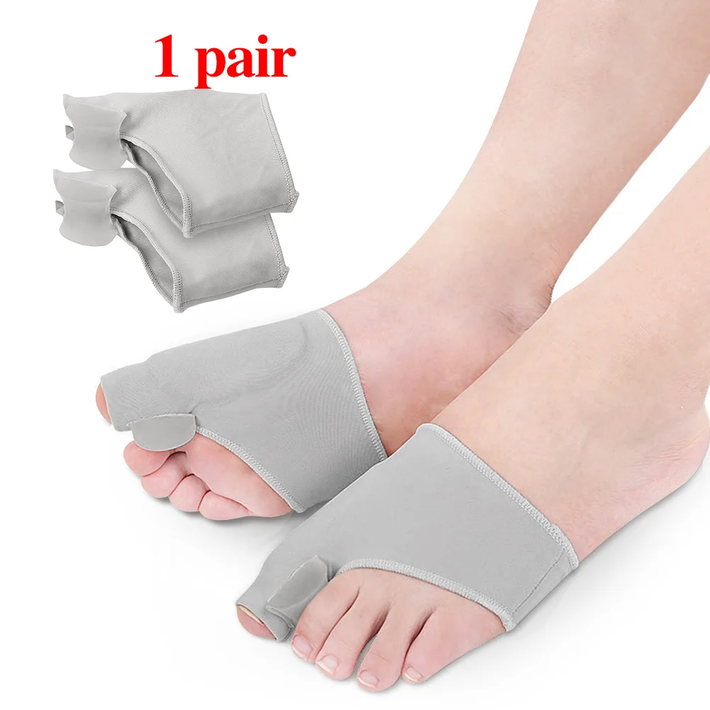 Hallux Valgus Toe Separator Silicone Bunion Corrector Orthotics Bone ...