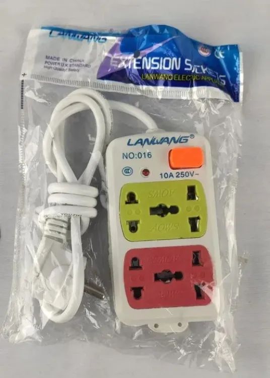 Multiplug Extension Cord 2 Port Power Socket 10A | Daraz.com.np