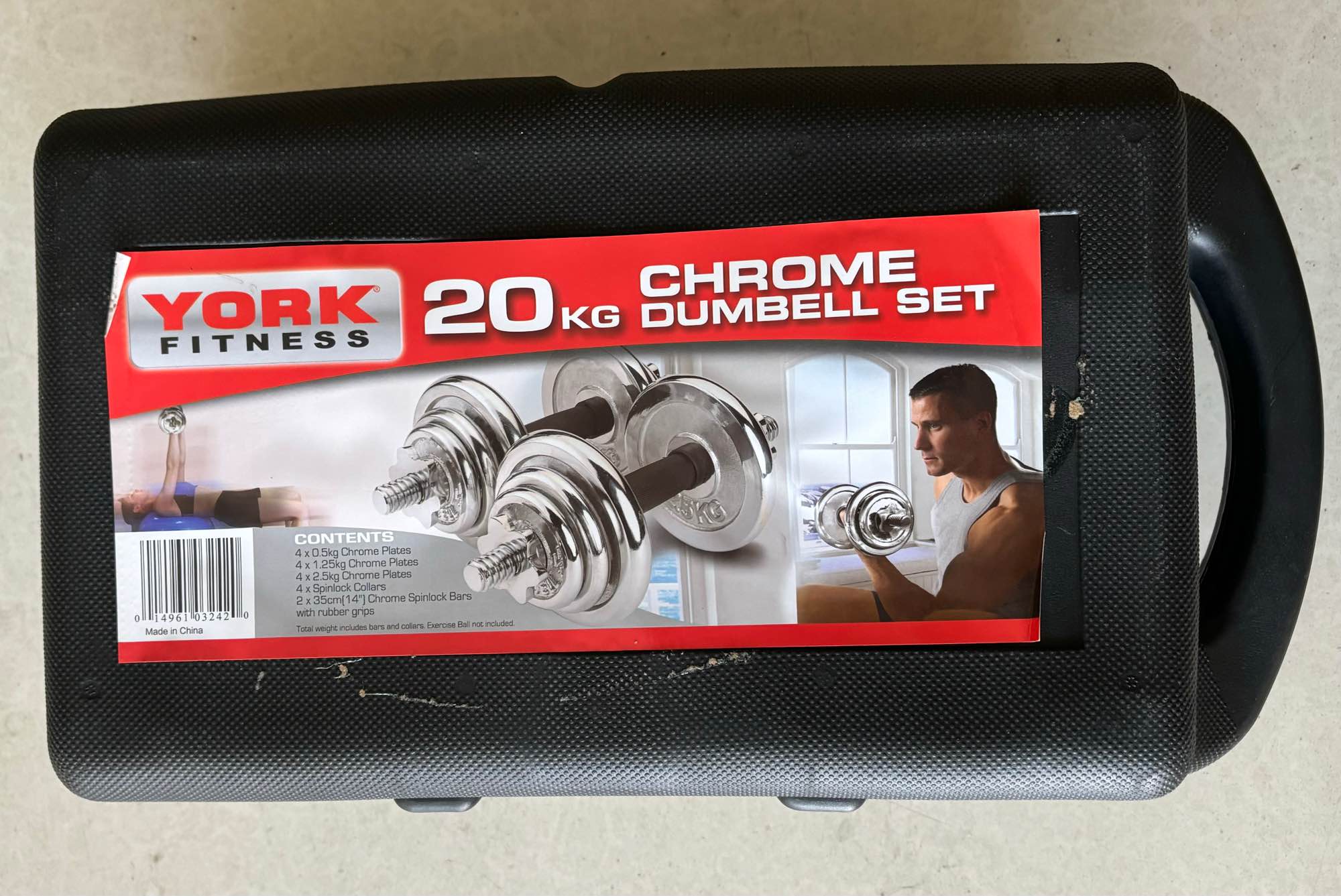 York 15,20,30kg adjustable dumbbell with connector | Daraz.com.np