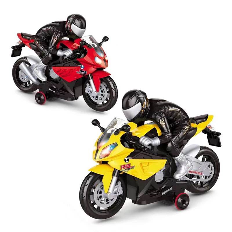 Sports Bike Remote Control Rechargeable Battery Toy Bike With Light And ...