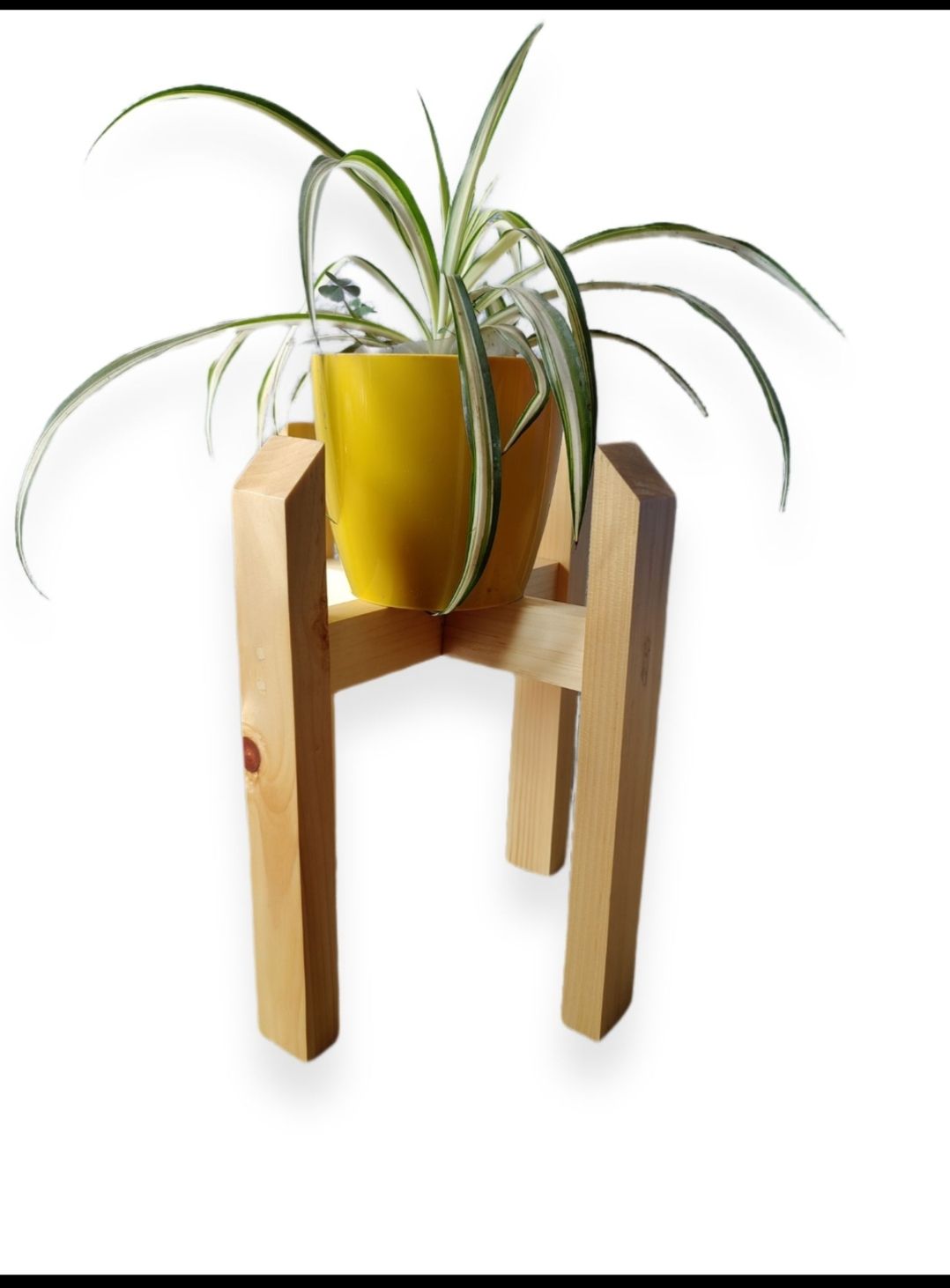Single Stand Pine Wood Plant Stand Flower Shelf | Daraz.com.np