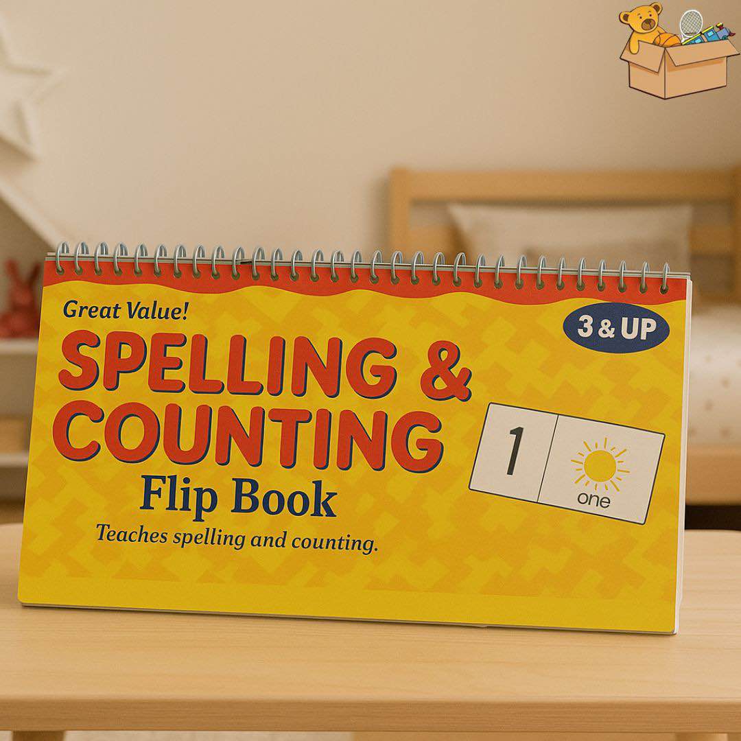 Spelling & Counting Flip Book | Daraz.com.np