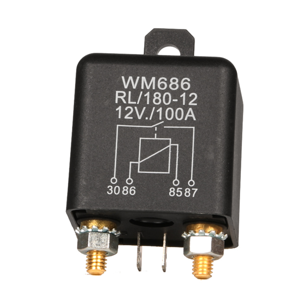 4Pin 12V/24V Relay Module 200A 100A High Current Relay Starting Relay ...