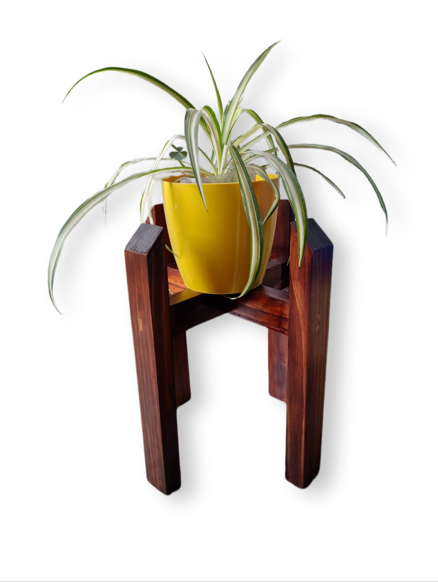Single Stand Pine Wood Plant Stand Flower Shelf | Daraz.com.np